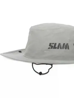 SLAM Logo Print Wide-brim Hat