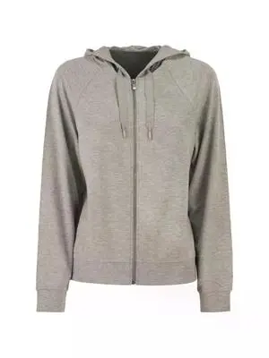 Majestic Filatures Zip-up Raglan Sleeve Hoodie - Grey