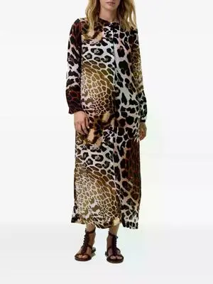 One Season India Maxi Dress - Brown