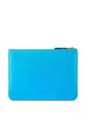 Comme Des Garçons Logo-print Leather Pouch