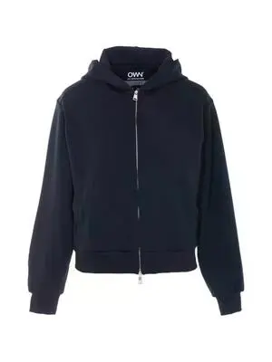 OWN Logo Embroidered Hoodie - Blue