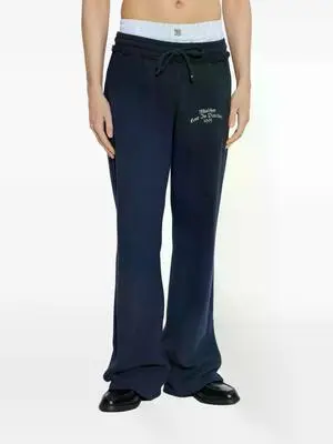 MISBHV Layered Waffle-knit Track Pants
