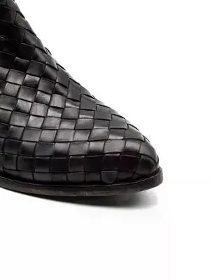 CURIOSITÈ Woven Ankle Boots