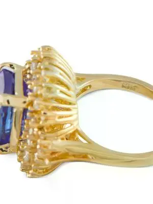 LB EXCLUSIVE Tanzanite And Diamond Ring