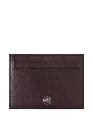 Mulberry Logo-print Grained-leather Card Holder