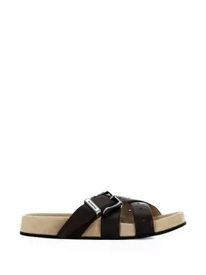 Balenciaga Multi-strap Sandals - Brown