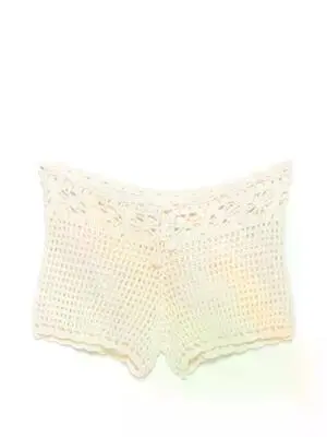 TERRY PUESTO Lido Crochet-knit Shorts