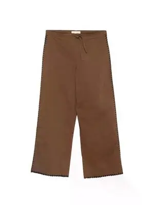 TERRY PUESTO Palazzo Pants - Brown