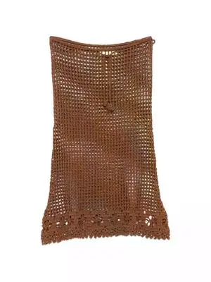 TERRY PUESTO Sara Crochet-knit Skirt