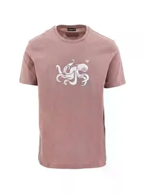 Emporio Armani Sea Animals Octopus-print T-shirt