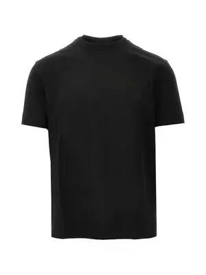 Emporio Armani Diamond-textured Cotton T-shirt