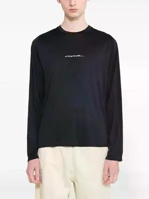 PORTAL Lateral Peak Long-sleeve T-shirt - Black