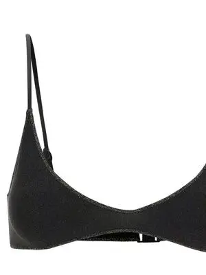 MC2 SAINT BARTH Paloma Lurex Bikini Top