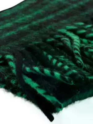Marni Check-pattern Fringed Scarf