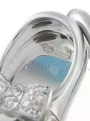 AARON BASHA Diamond Baby Shoe Pendant