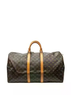 LOUIS VUITTON Keepall 55 Travel Bag - Brown