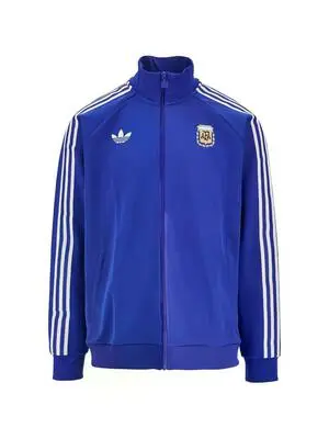 Adidas Argentina Originals Side-stripe Zipped Sweatshirt - Blue