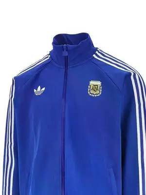 Adidas Argentina Originals Side-stripe Zipped Sweatshirt - Blue