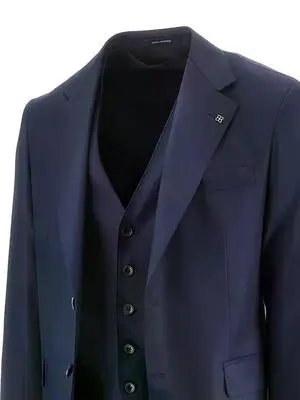 Tagliatore Single-breasted Three-piece Wool Suit