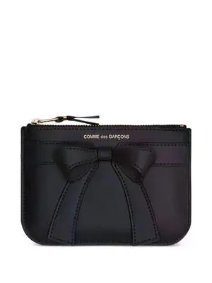 Comme Des Garçons Big Bow Leather Wallet