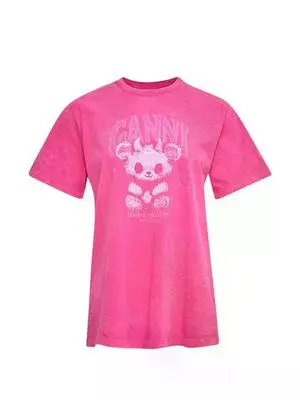 GANNI Graphic Print T-shirt