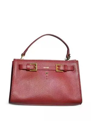 NO:RAE Small Valegro Leather Tote Bag - Red