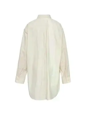 Comme Des Garçons Draped Pocket Cotton Shirt