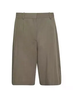 TOTEME Wide-leg Pleated Shorts