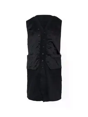 Comme Des Garçons Heavy Kersey Vest - Black