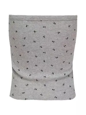 REST & RECREATION Logo Print Tube Top
