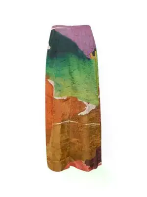 Ulla Johnson Inez Crinkled-satin Skirt