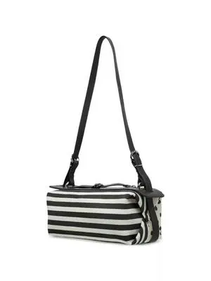 MSGM Polka-dot Striped Shoulder Bag