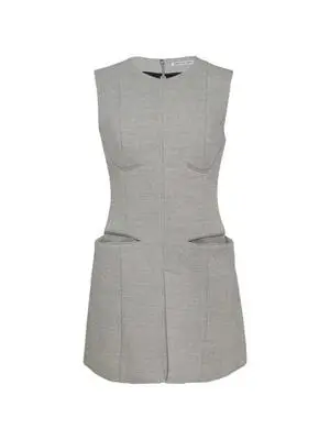 Alexander Wang Sleeveless Mini Dress - Grey