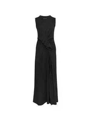Ulla Johnson Jeune Ruffled Embroidered Dress