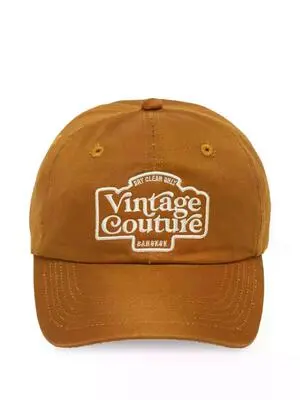 DRY CLEAN ONLY Embroidered Logo Cap - Brown