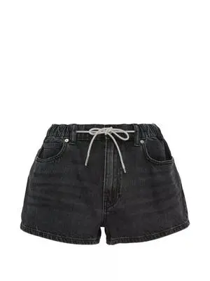 Alexander Wang Marathon Crystal-drawstring Shorts