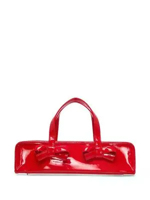 Comme Des Garçons Patent Ribbon Shoulder Bag - Red