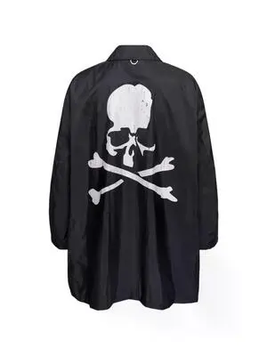 MASTERMIND WORLD Balmacaan Skull Print Coat