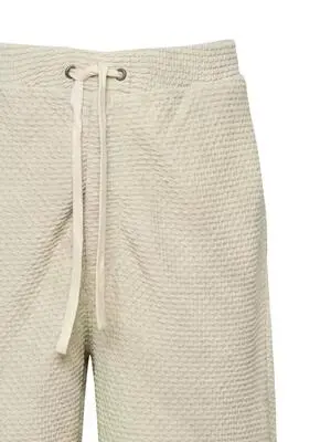 Emporio Armani Embossed Drawstring Bermuda Shorts