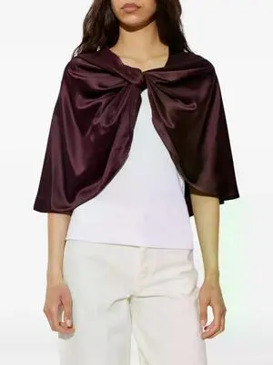 BY MALENE BIRGER Pinlos Knot-detail Cape