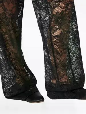 Sportmax Floral Lace Palazzo Pants