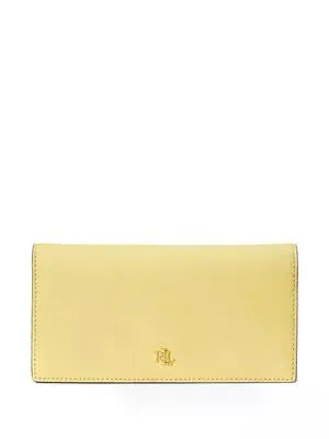 Ralph Lauren Logo-plaque Leather Wallet - Yellow
