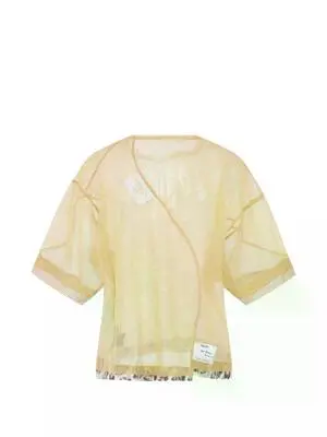 Undercover Layered Effect Semi-sheer T-shirt