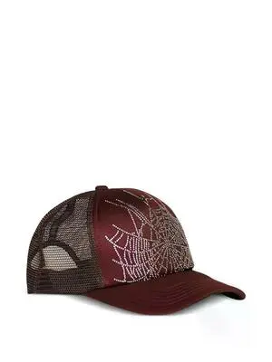 SP5DER Rhinestone Embellished Trucker Hat