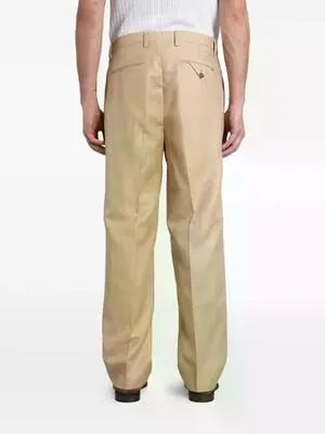 BRIGLIA 1949 Pleated Straight-leg Trousers