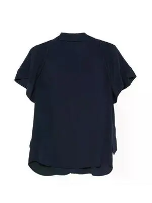 Liviana Conti Ruffled Short-sleeve Blouse