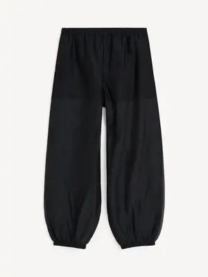 BY MALENE BIRGER Lumas Silk Organza Trousers - Black