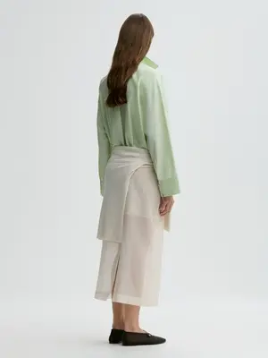 BY MALENE BIRGER Organic Cotton Button-up Shirt - Seacrest