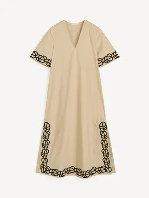 BY MALENE BIRGER Lula Organic Cotton Embroidered Maxi Dress