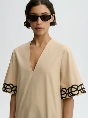 BY MALENE BIRGER Lula Organic Cotton Embroidered Maxi Dress